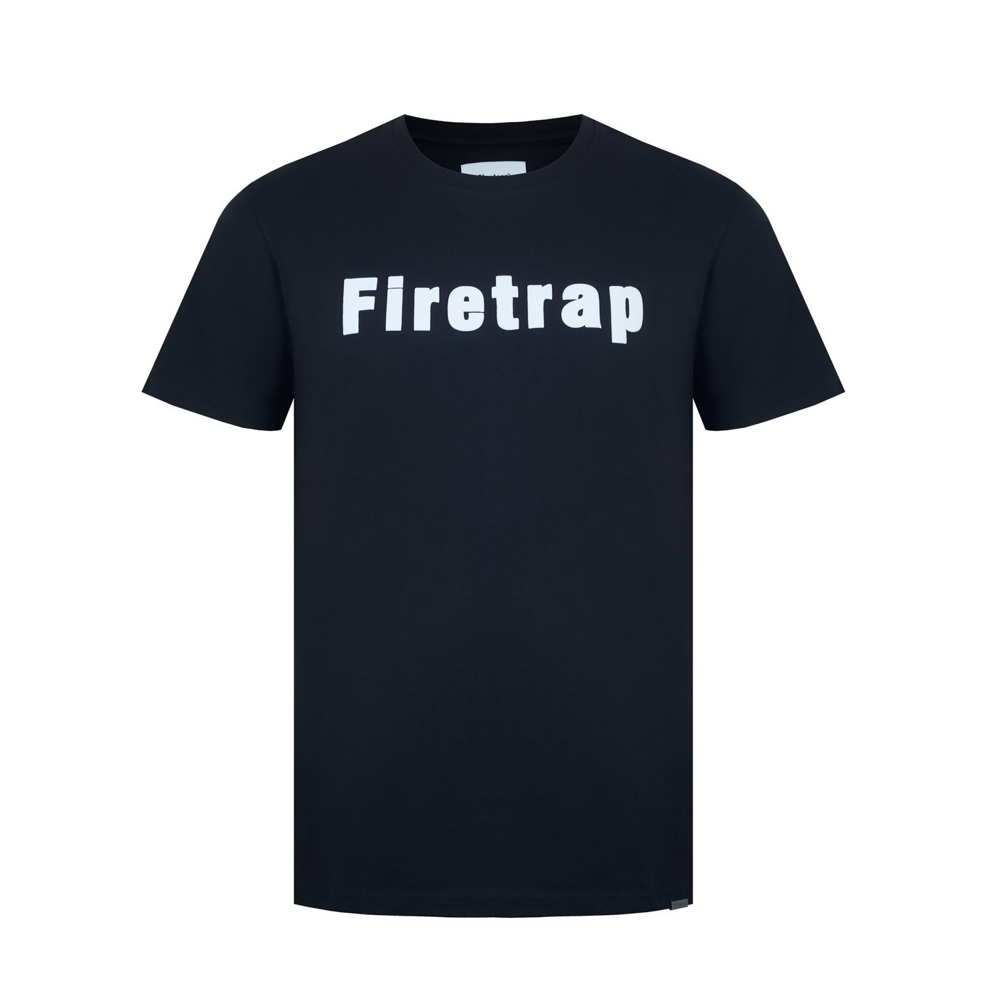 Мъжка тениска Firetrap Large Logo T Shirt Mens - Black | Спорт и Хоби