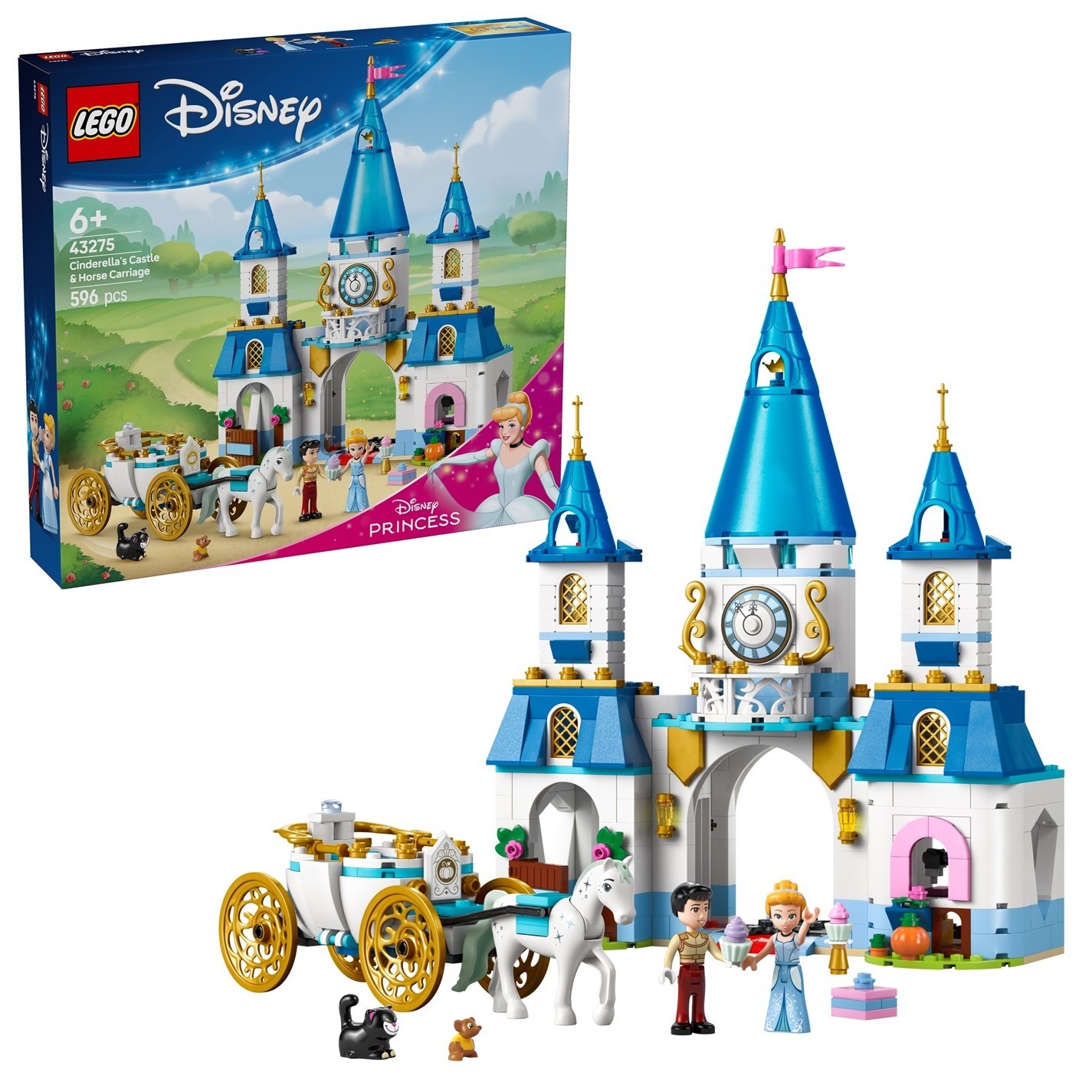 LEGO LEGO Disney LEGO 43275 Disney Princess Cinderella's Castle & Horse ...